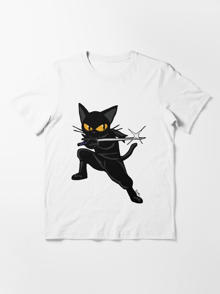 "Ninja!" T-shirt for Sale by BATKEI | Redbubble | cat t-shirts - cats t ...