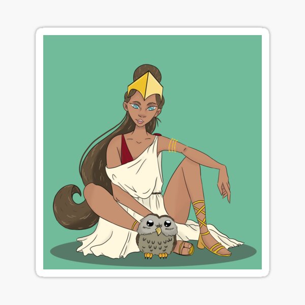 "Athena" Sticker by NotheeArt | Redbubble