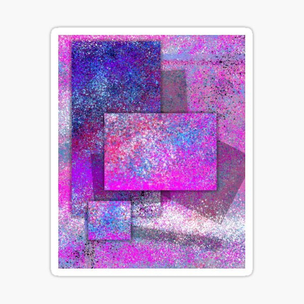 "7147 - Abstract Digital Painting Wall Art Original Geometric Painting ...