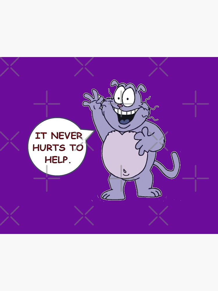 "Eek! The Cat (It Never Hurts To Help.)" Poster by Riccivela | Redbubble