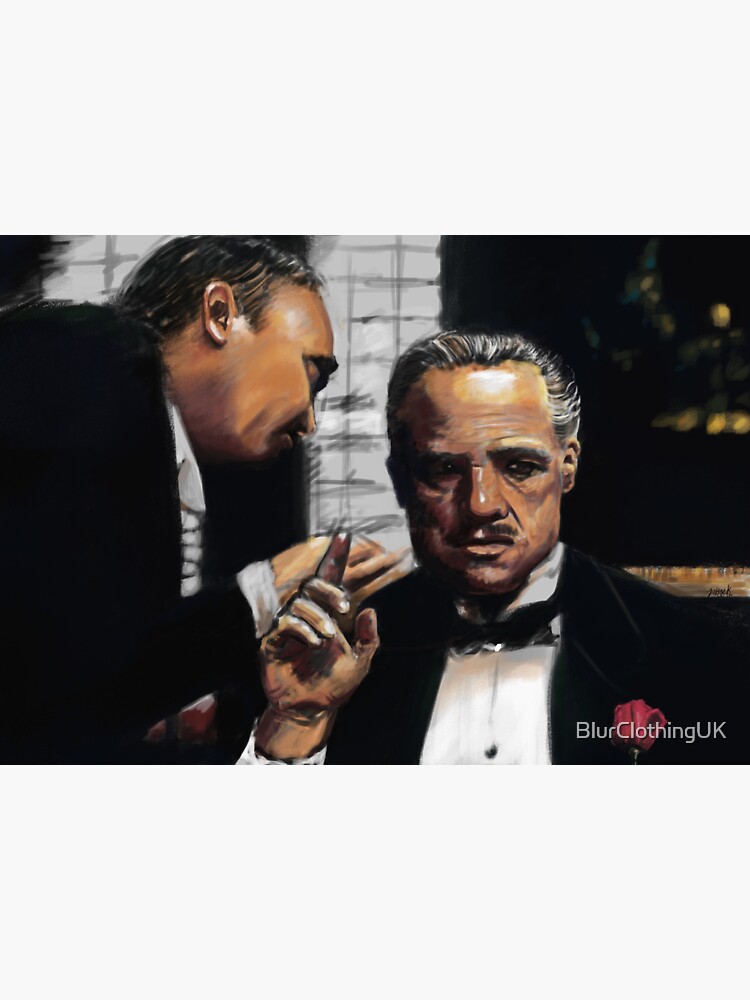"The Godfather" Sticker by BlurClothingUK | Redbubble