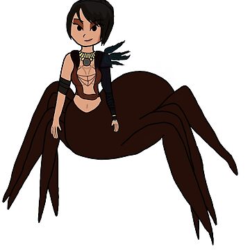 "Spider Morrigan " Sticker for Sale by anniemal96 | Redbubble