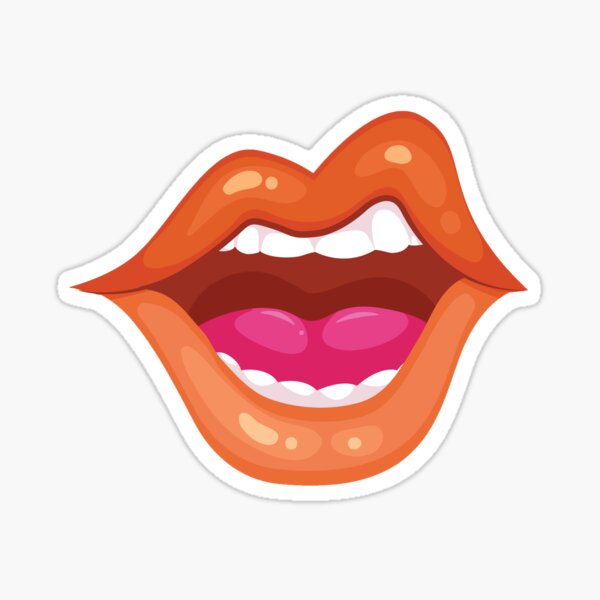 "MOUTH FACE MASK" Sticker for Sale by OBT06 | Redbubble