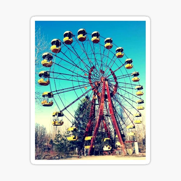 "fairground ferris wheel " Sticker for Sale by ArtPhotographs | Redbubble