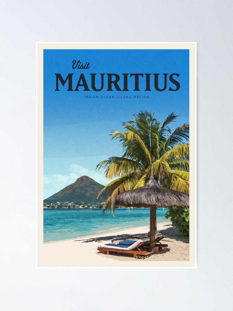 "Visit Mauritius" Poster for Sale by CallumGardiner | Redbubble