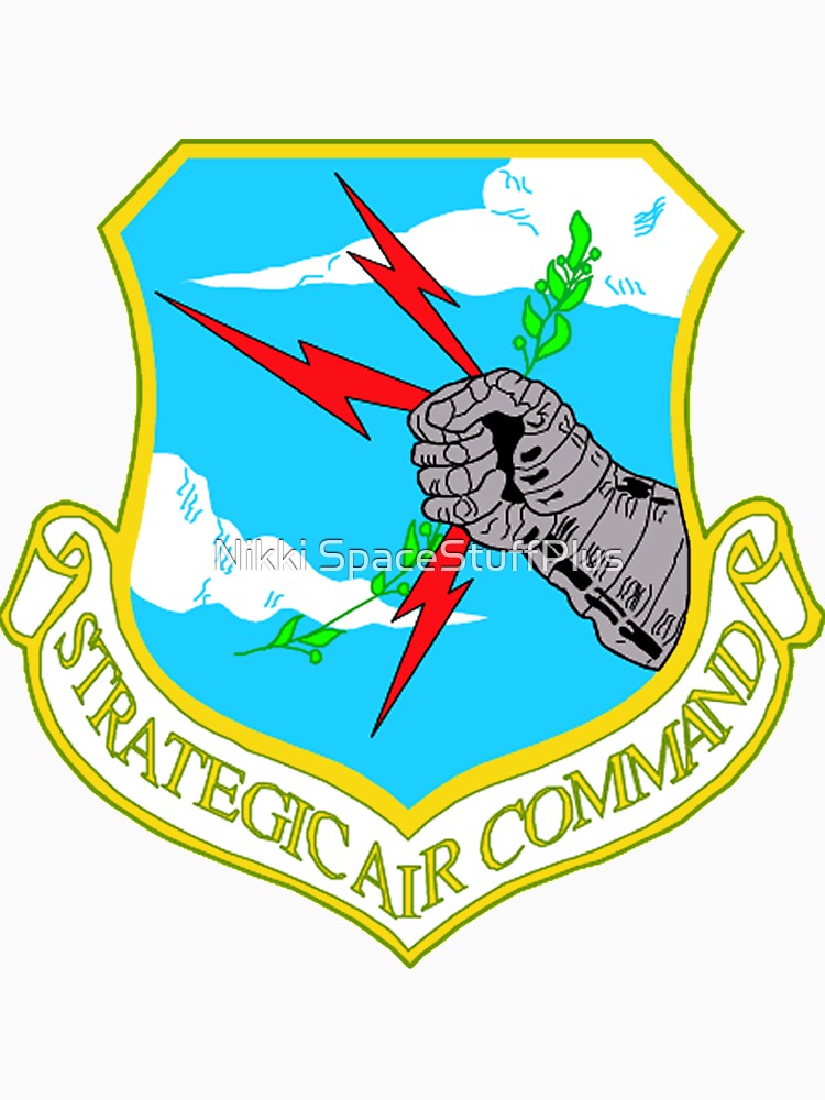 "Strategic Air Command Crest" T-shirt for Sale by Spacestuffplus ...