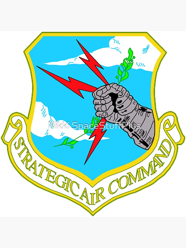 "Strategic Air Command Crest" Poster by Spacestuffplus | Redbubble