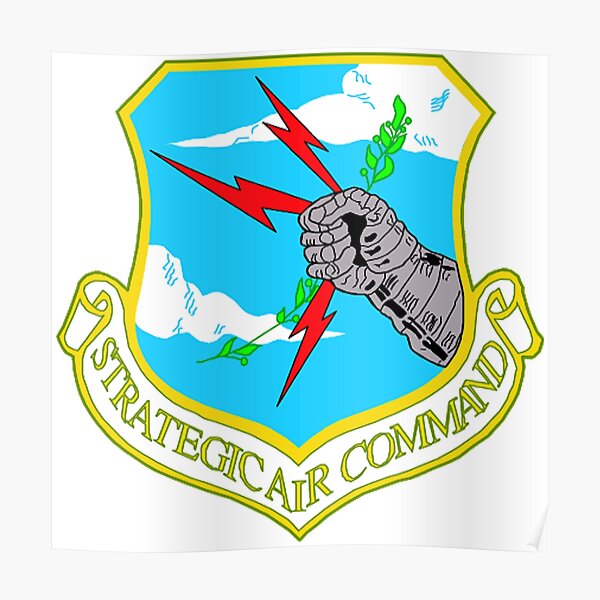 "Strategic Air Command Crest" Poster by Spacestuffplus | Redbubble