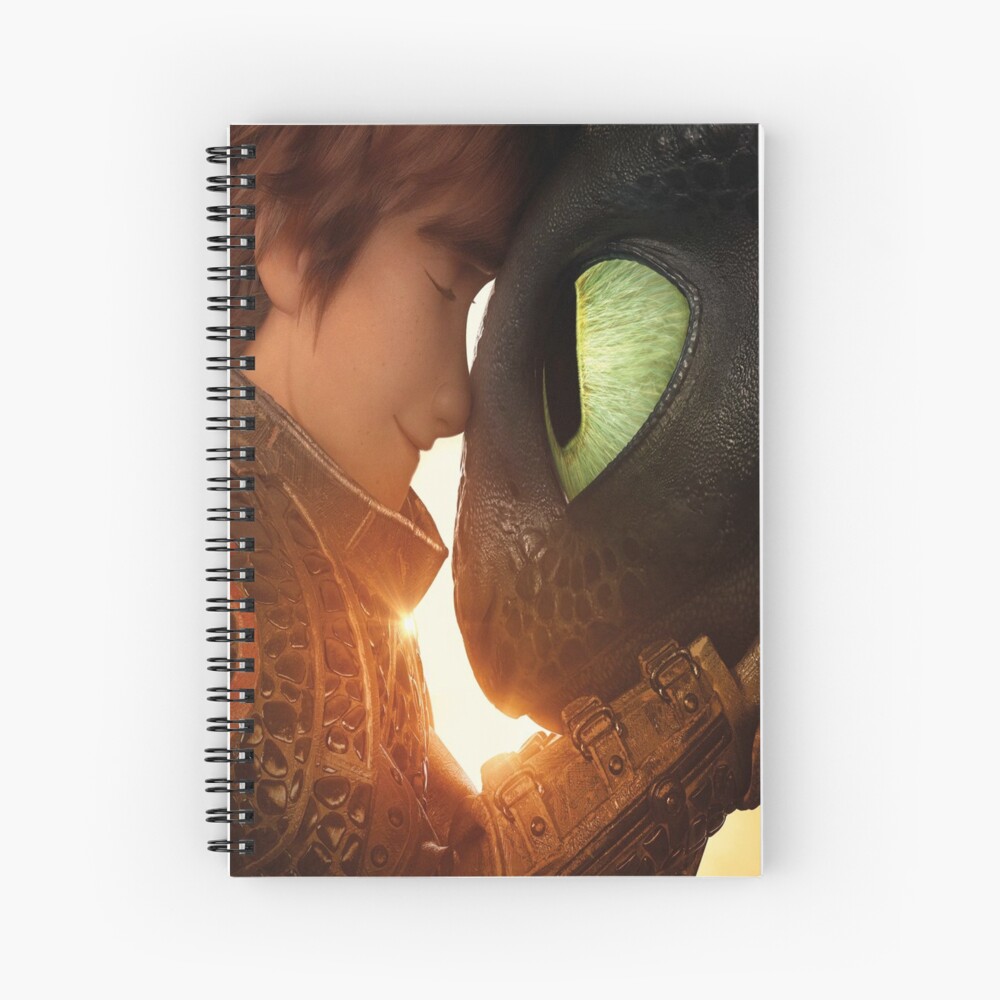 "How to Train Your Dragon 3" Spiral Notebook for Sale by Disnerd101 ...