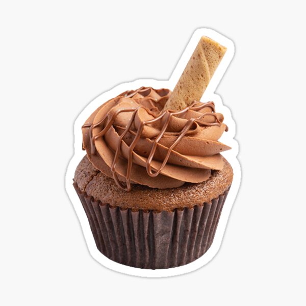 "Chocolate Cupcake" Sticker by PeachBleach | Redbubble