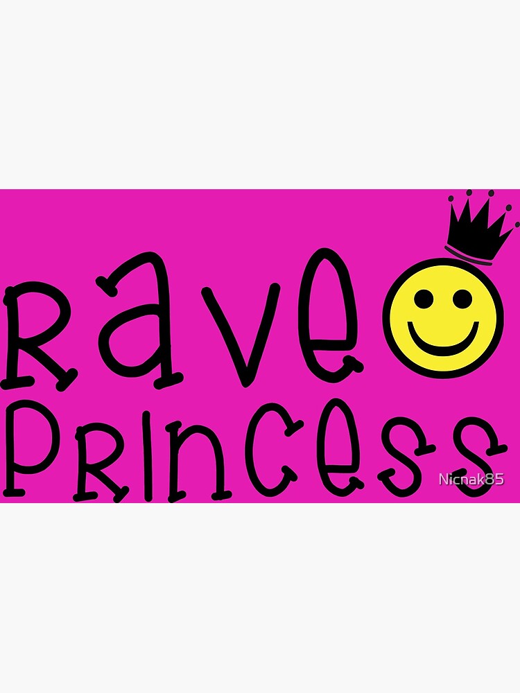 "rave princess, raver, rave, princess, smiley" Photographic Print by ...