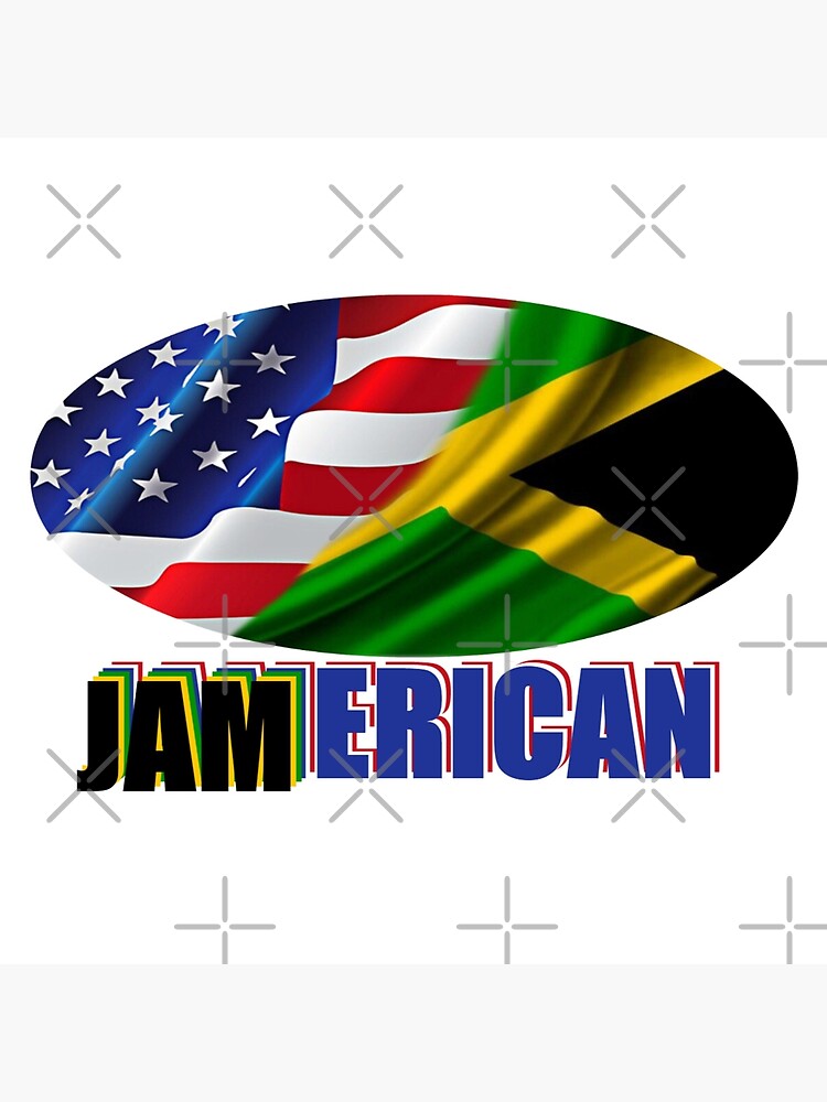 "Jamerican Gift Flag Design" Poster for Sale by JG0024 | Redbubble