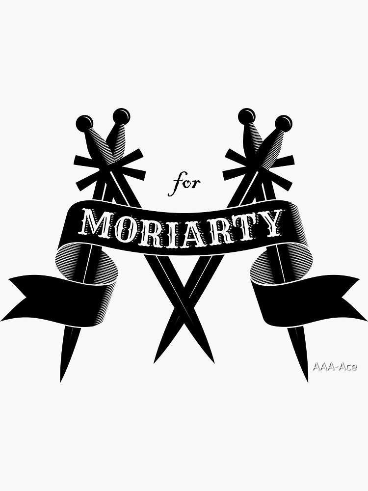 "M for Moriarty" Sticker by AAA-Ace | Redbubble