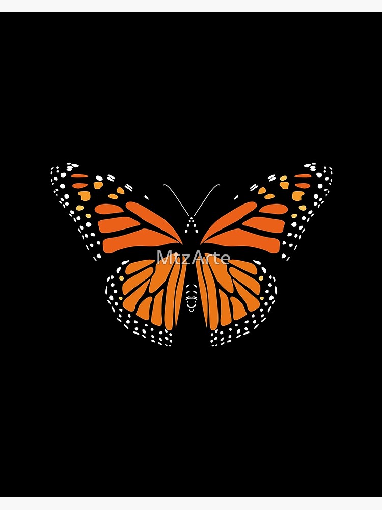 "Monarch Butterfly Color" Art Board Print by MtzArte | Redbubble