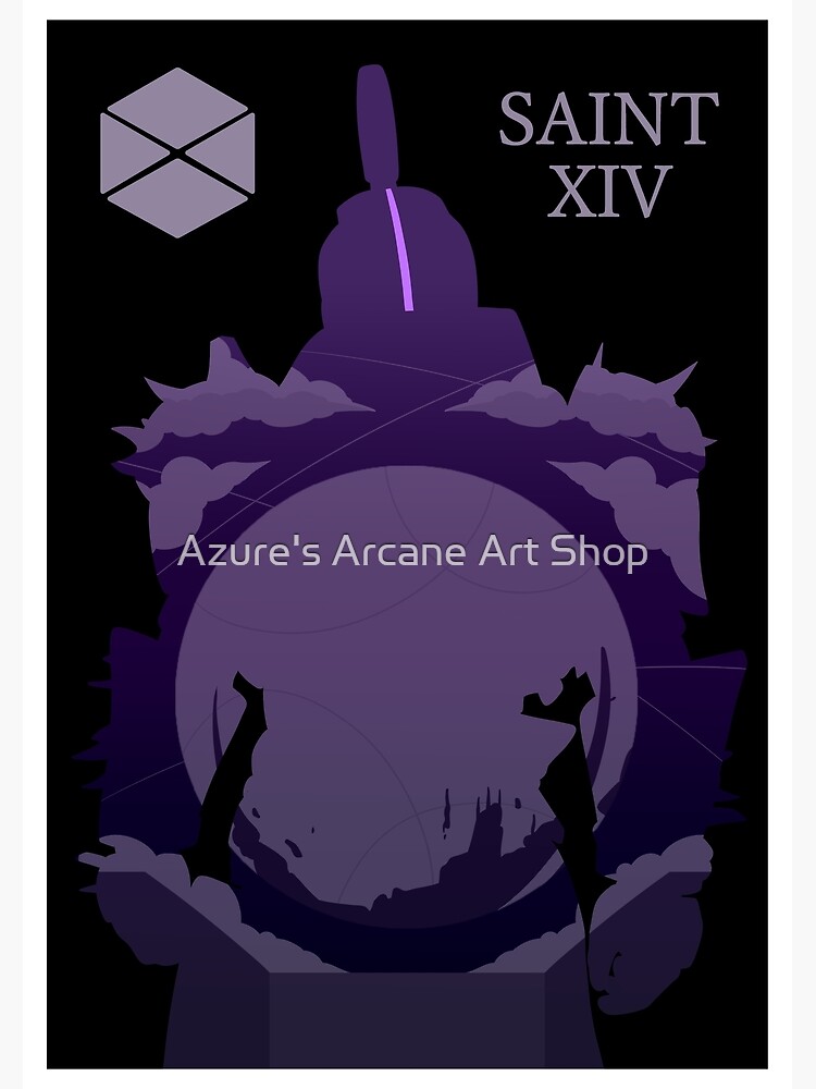 "Saint 14 Silhouette " Art Print by MechaTheTecha | Redbubble