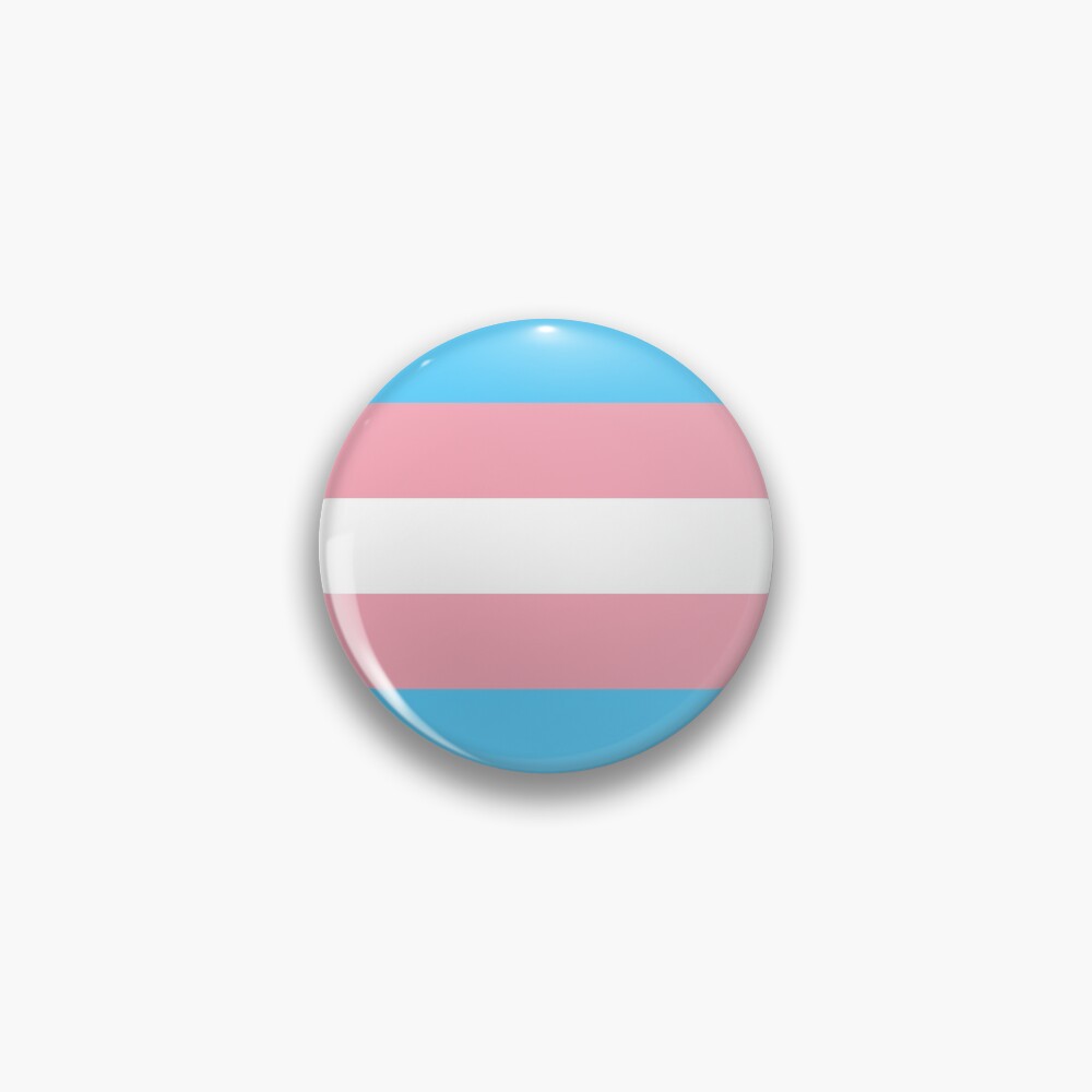 "Trans Flag" Pin for Sale by bibibicon | Redbubble