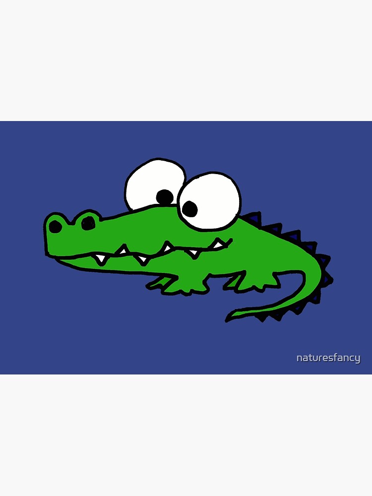 "Funky Goofy Alligator Cartoon" Hardcover Journal for Sale by ...