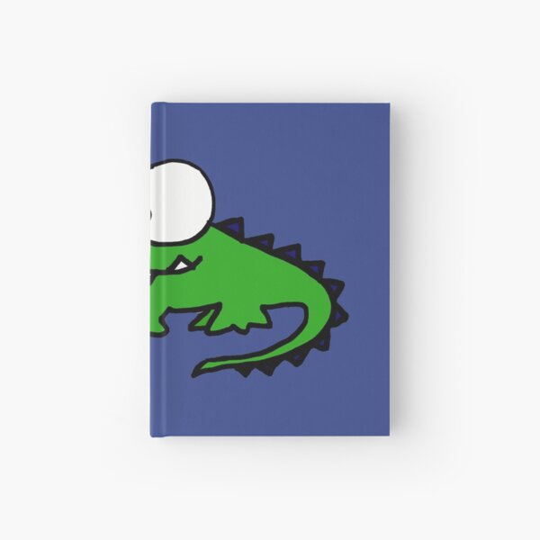 "Funky Goofy Alligator Cartoon" Hardcover Journal for Sale by ...