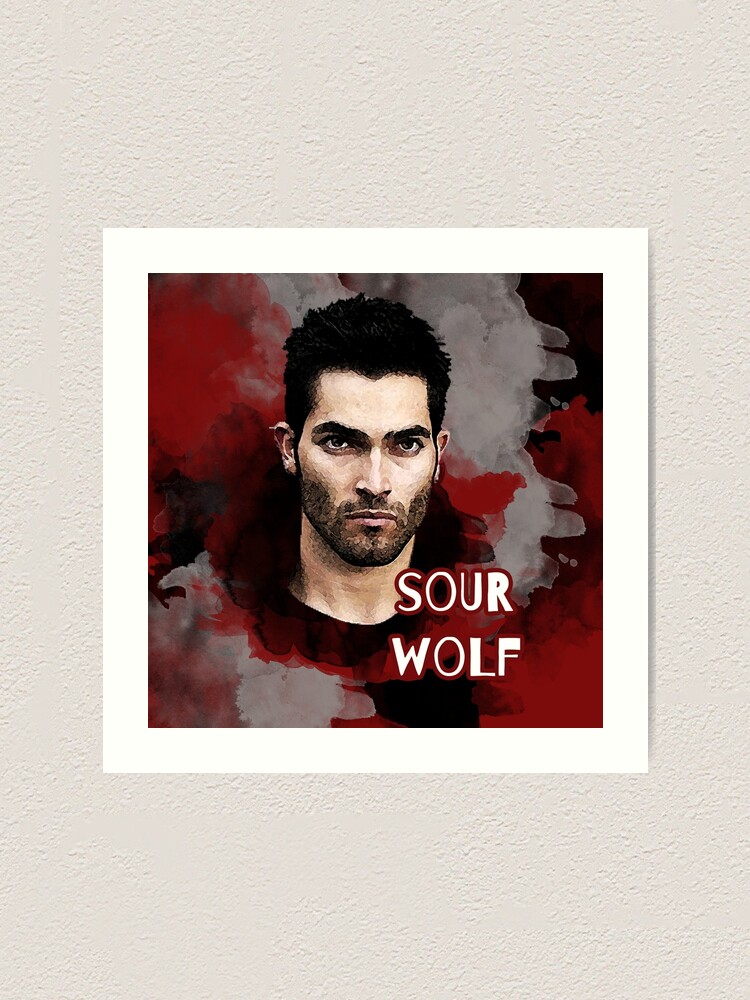 "Derek: Sour wolf" Art Print for Sale by iheartgallifrey | Redbubble