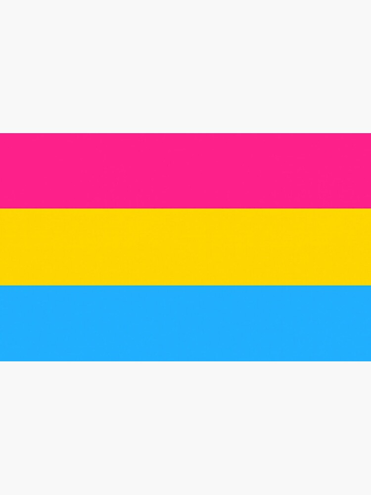 "Pan Flag" Sticker for Sale by bibibicon | Redbubble