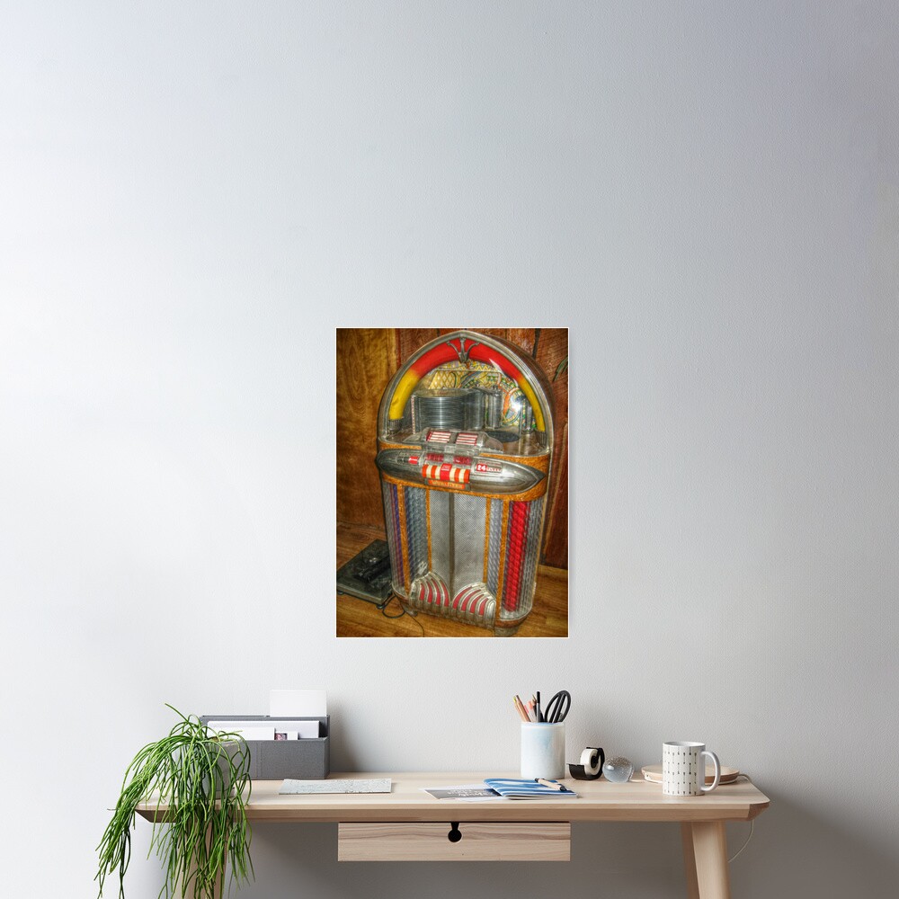 "Antique Jukebox" Poster by amberwayne52 | Redbubble
