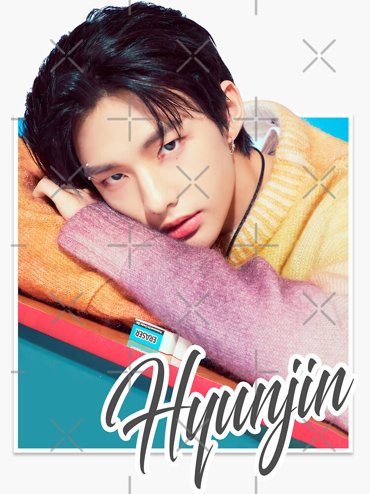"Stray Kids - Hyunjin" Sticker for Sale by 95amy | Redbubble