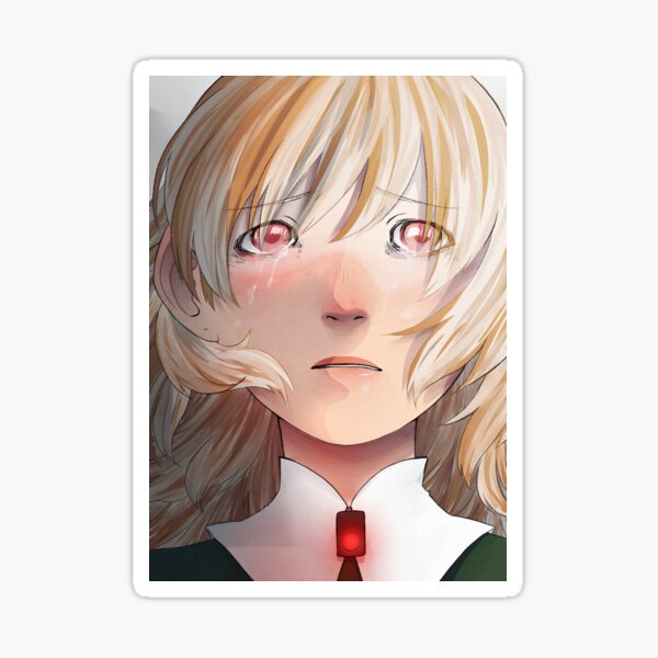 "Sad faye" Sticker for Sale by Kuukikyu | Redbubble