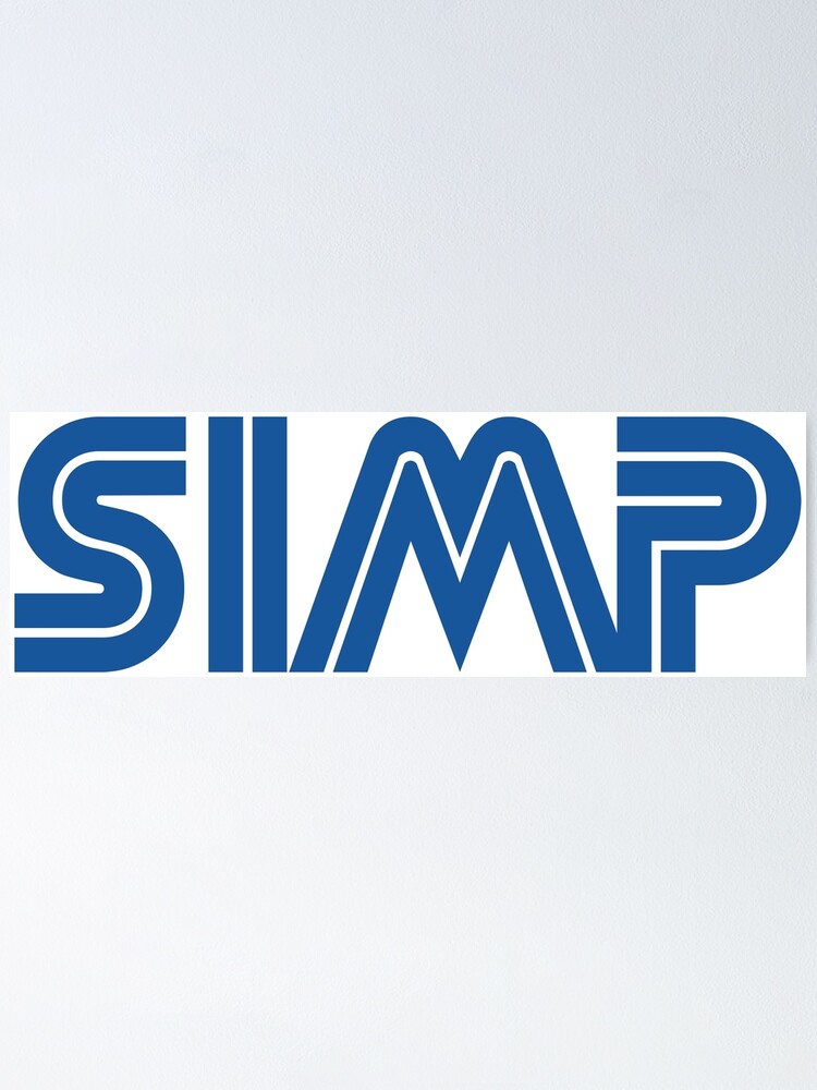 "SEGA SIMP Logo" Poster for Sale by Blaisinchaze | Redbubble