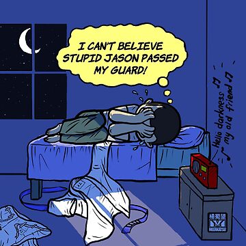 "Jason passed my guard" Art Print for Sale by Meerkatsu | Redbubble