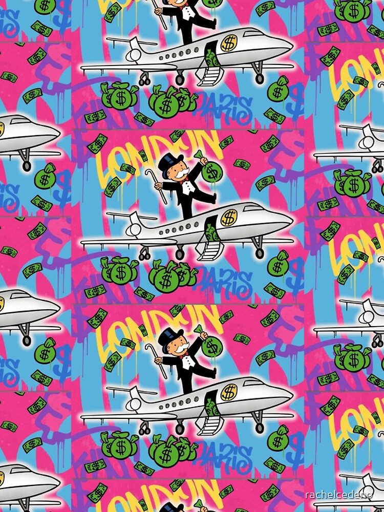 "Monopoly Man Jet " iPhone Case for Sale by rachelcedeno | Redbubble