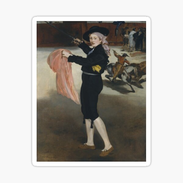 "Mademoiselle V.. . in the Costume of an Espada" Sticker for Sale by ...