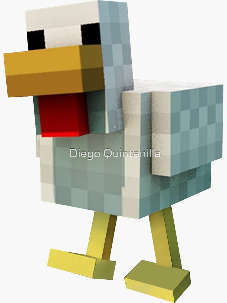 "Süßes Minecraft Huhn" Sticker von DQuinta99 | Redbubble