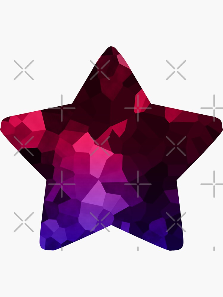 "Shards of Sugilite" Sticker by Oddellie | Redbubble