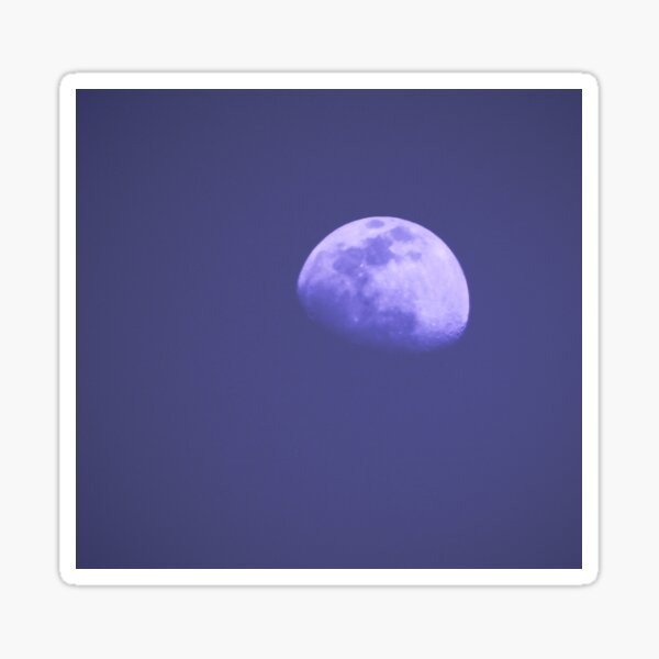 "Purple Moon" Sticker for Sale by lgothro | Redbubble