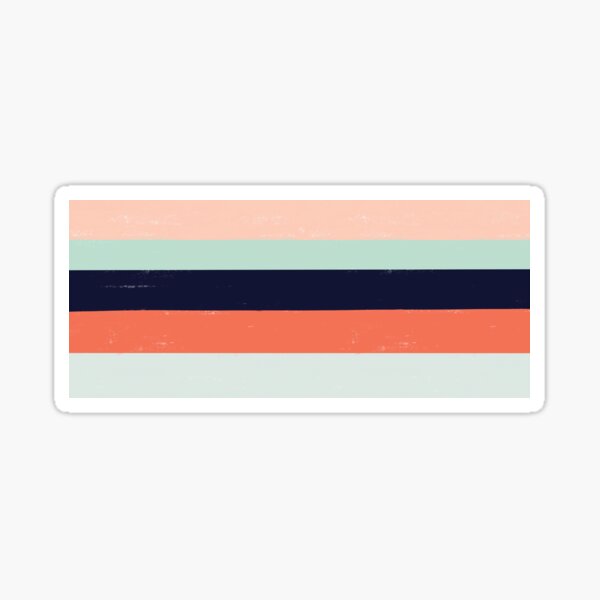 "Beach Stripe Pattern" Sticker by gramse212 | Redbubble