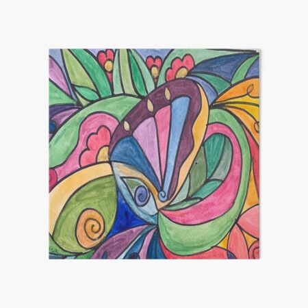"Flutterby Drawing" Art Board Print by bipolarvirgoart | Redbubble