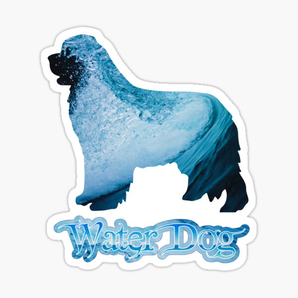 "Water Dog" Sticker for Sale by itsmechris | Redbubble