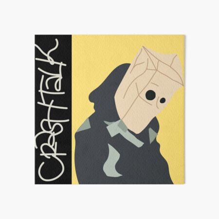 "crash talk minimal album cover" Art Board Print for Sale by ...