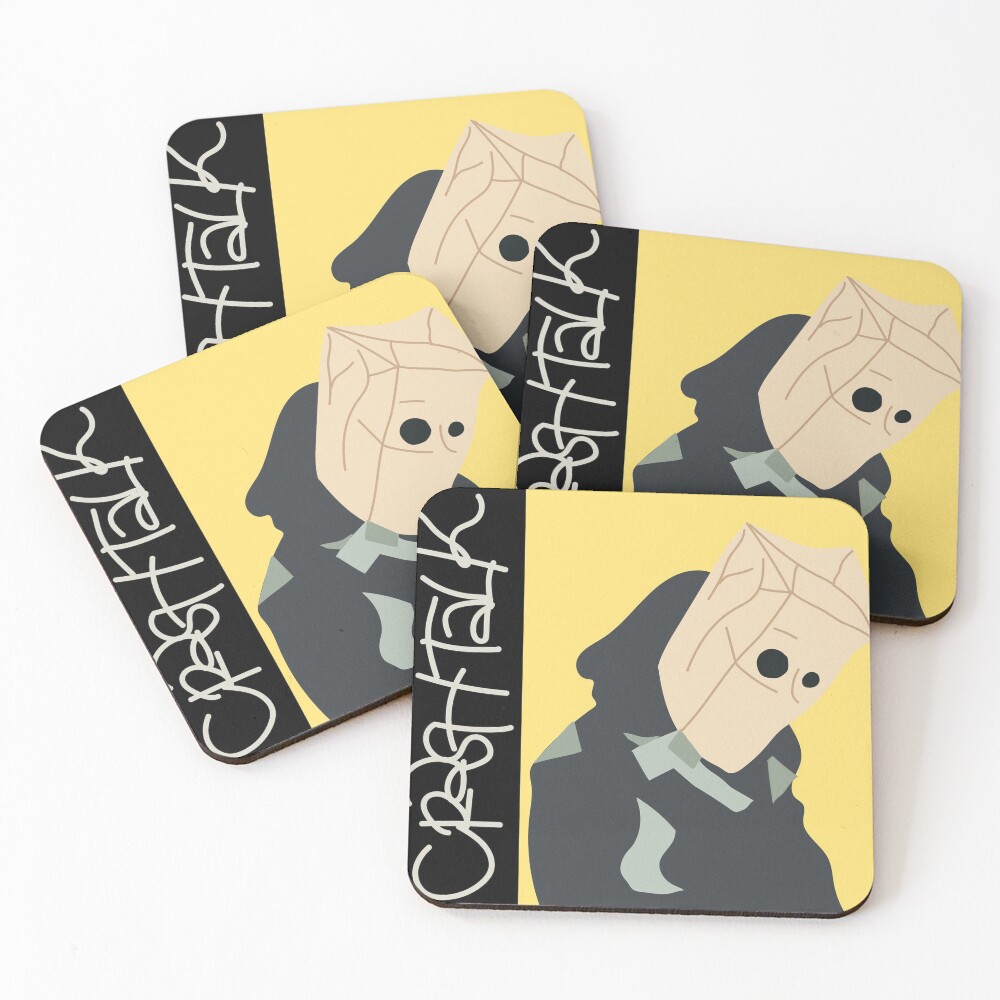 "Crash Talk Minimal Album Cover" Untersetzer (4er Set) von SimonNeedham ...