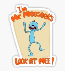 Mr Meeseeks: Stickers | Redbubble