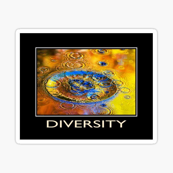 "Diversity Inspirational Art" Sticker for Sale by rollosphotos | Redbubble