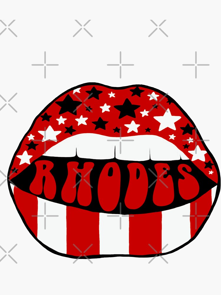 "Rhodes College Sticker" Sticker by carlislemills | Redbubble