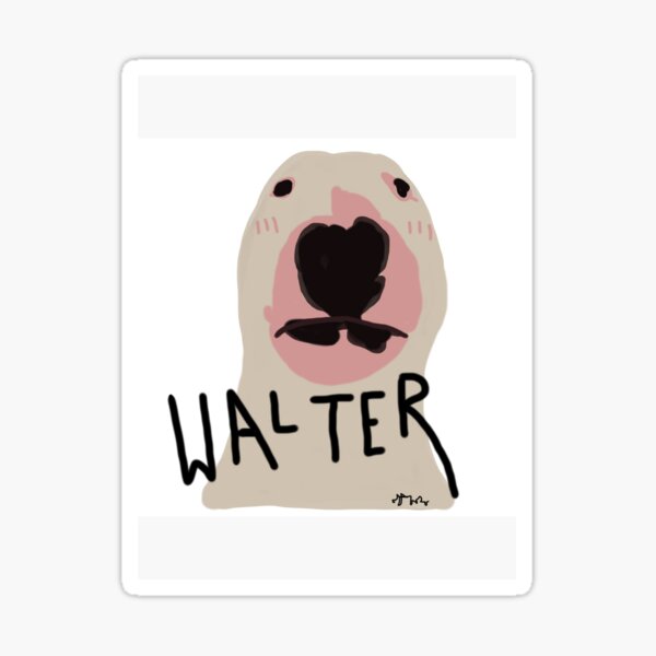 "Walter Meme" Sticker by jemmalum | Redbubble