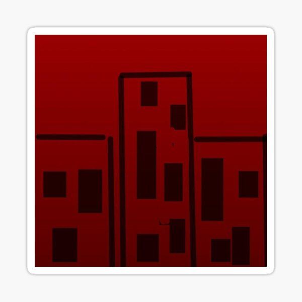 "Buildings" Sticker for Sale by swangal | Redbubble