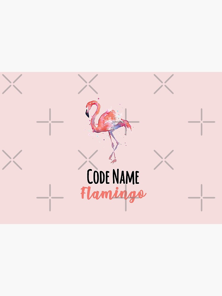"code name flamingo" Mask for Sale by aluap106 | Redbubble