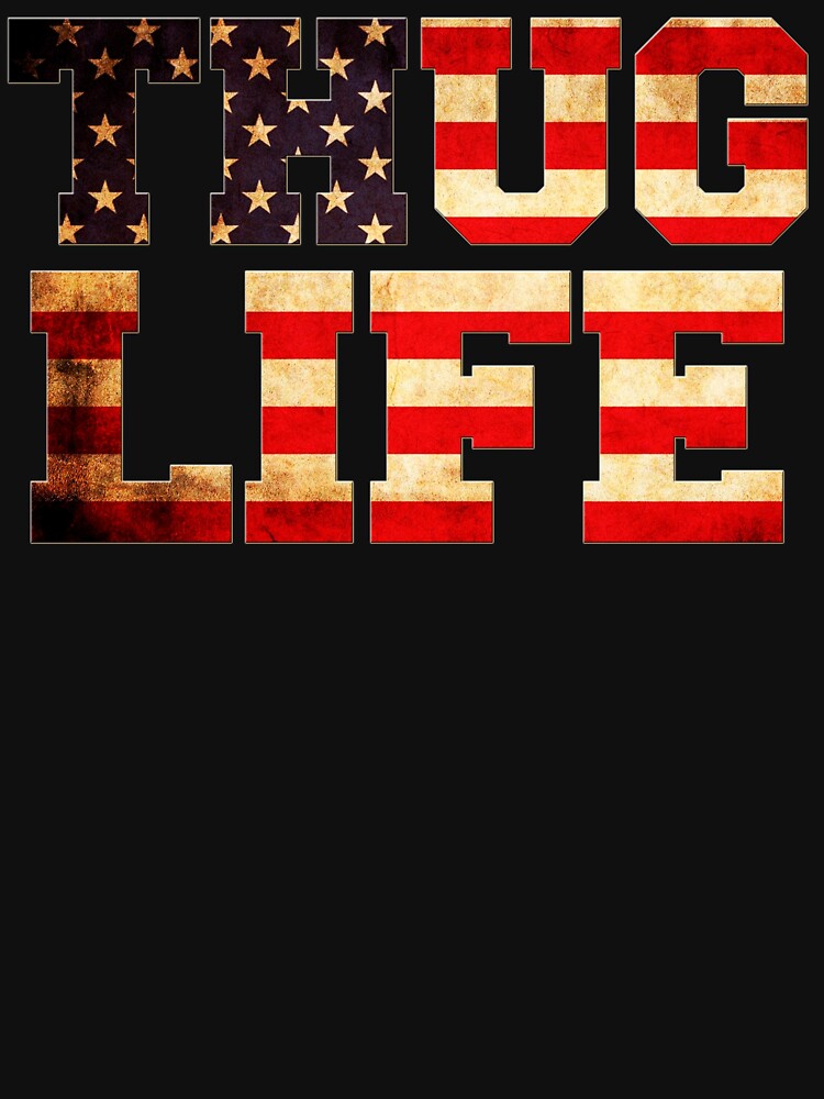 "Thug Life" T-shirt for Sale by lastinclass | Redbubble | tupac t ...