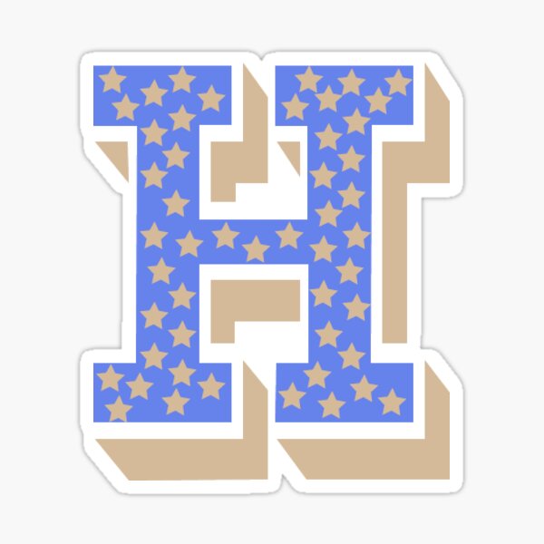 "Hamilton College H with Stars" Sticker for Sale by wendyhben | Redbubble