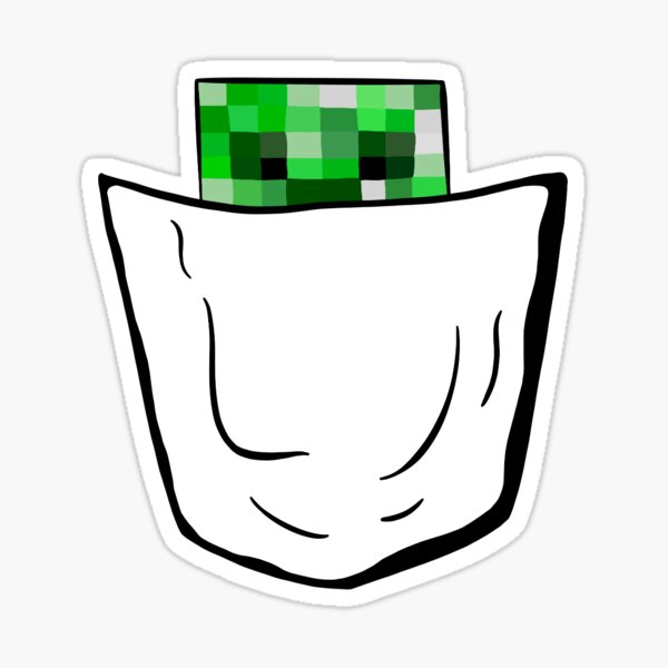 "Pocket Creeper" Sticker for Sale by Catie8D | Redbubble