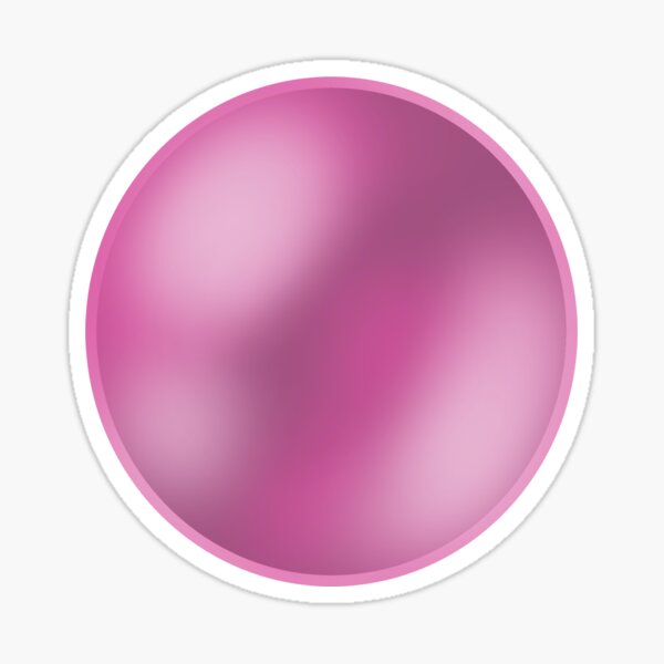 "Pink Bubble" Sticker for Sale by SamIamLuvDov | Redbubble