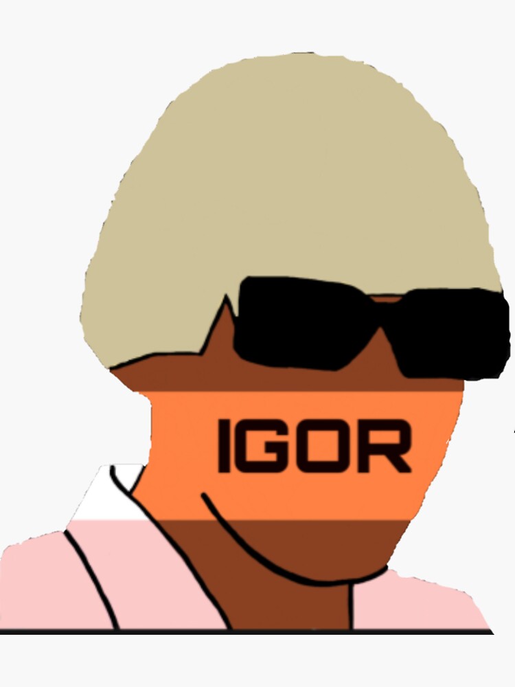 "Tyler the Creator-IGOR Retro cartoon " Sticker for Sale by ...